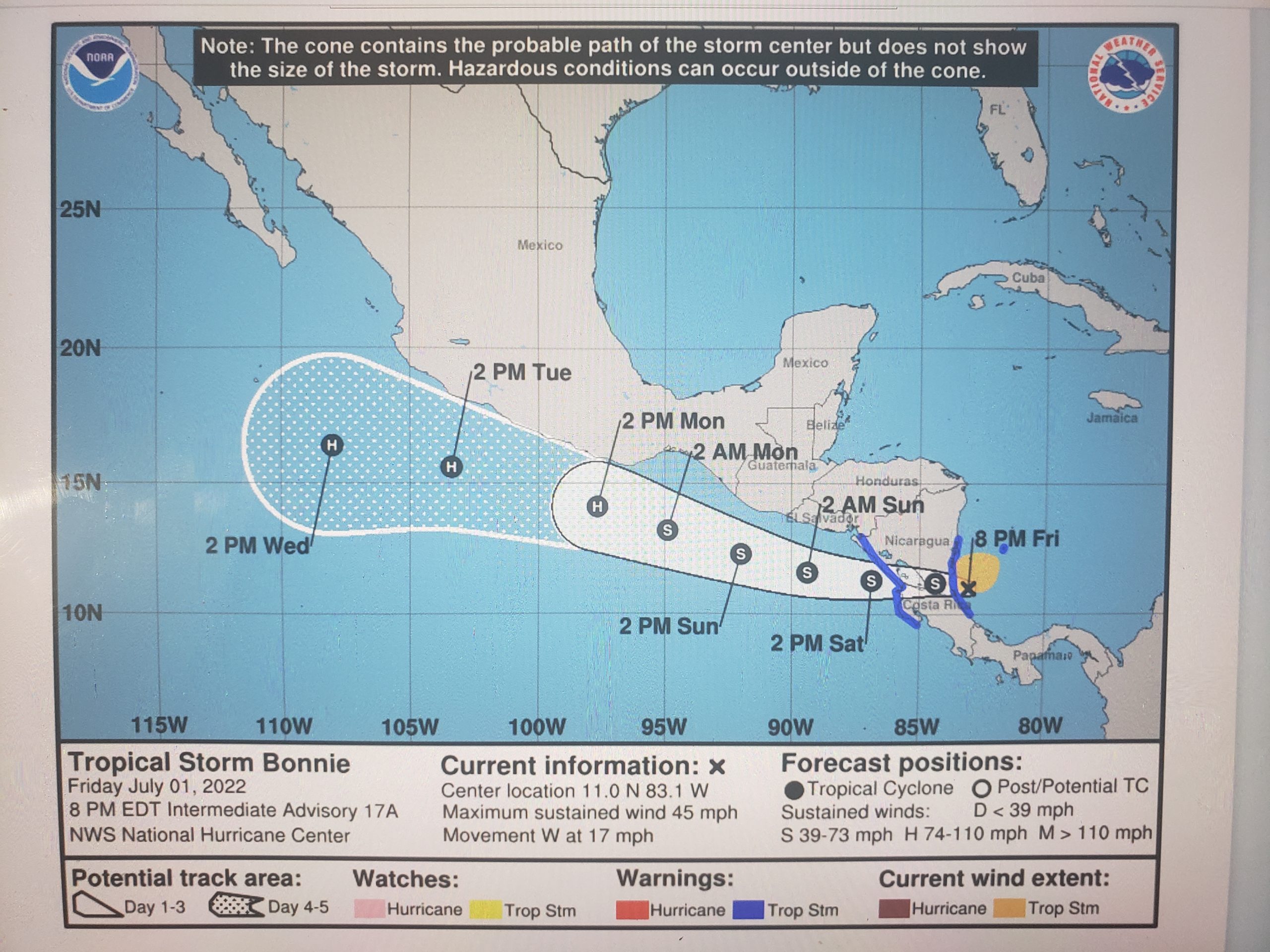 2022 Hurricane Season #2: Tropical Storm Bonnie is expected to join an ...