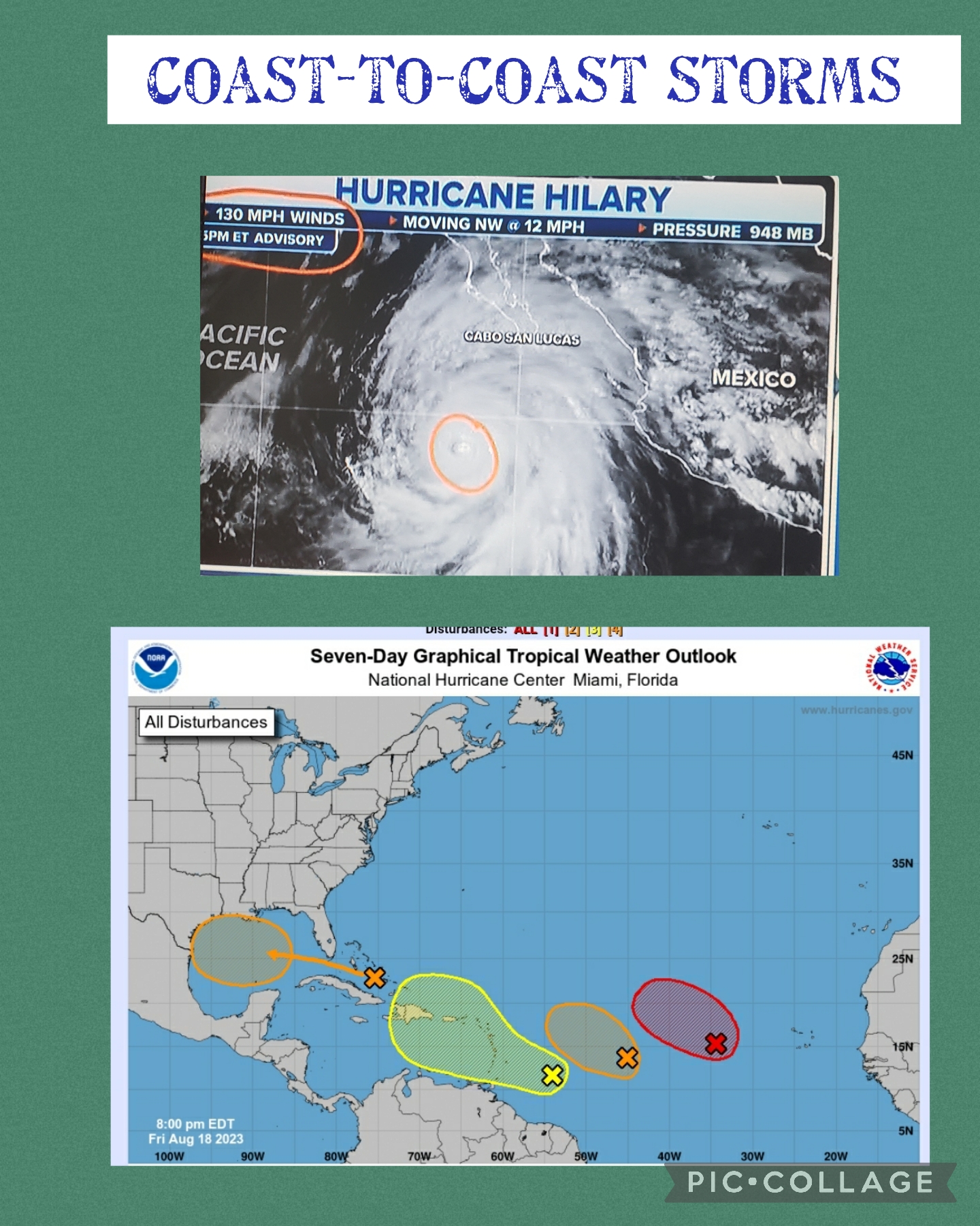 The Peak of Hurricane Season is Near: Storms on both sides of the U.S. - Ophera A. Davis
